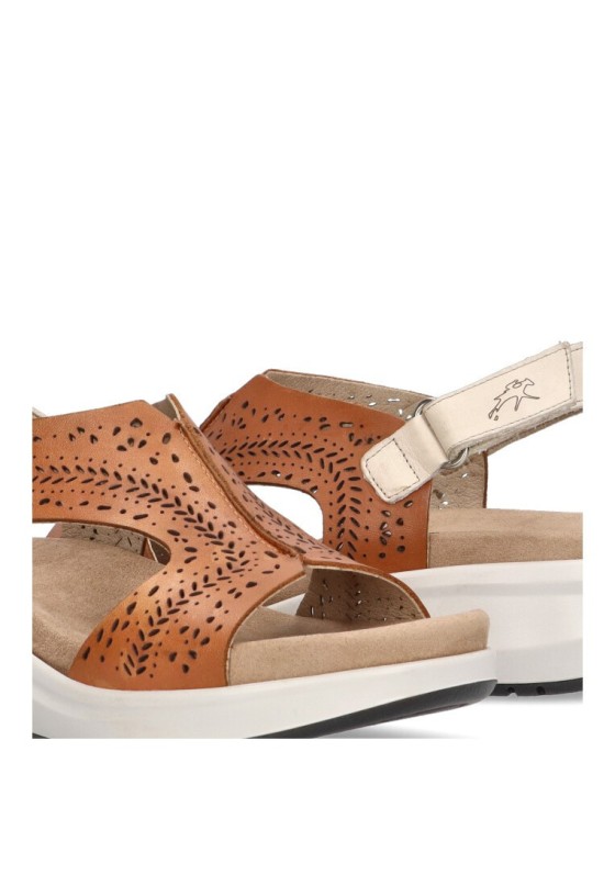 Sandalia FLUCHOS f1481 cuero - Luna Calzados y Complementos