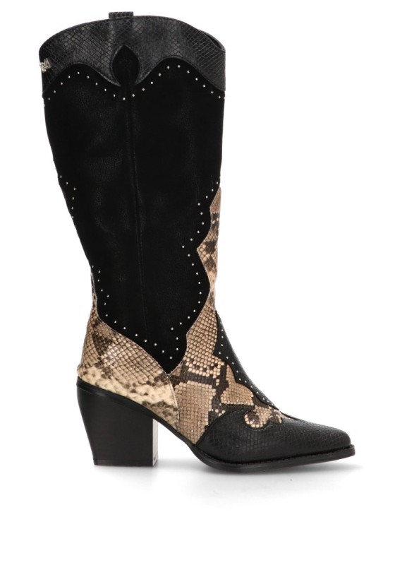 BOTA CAMPERA 63710, MARIA MARE, MUJER, NEGRO